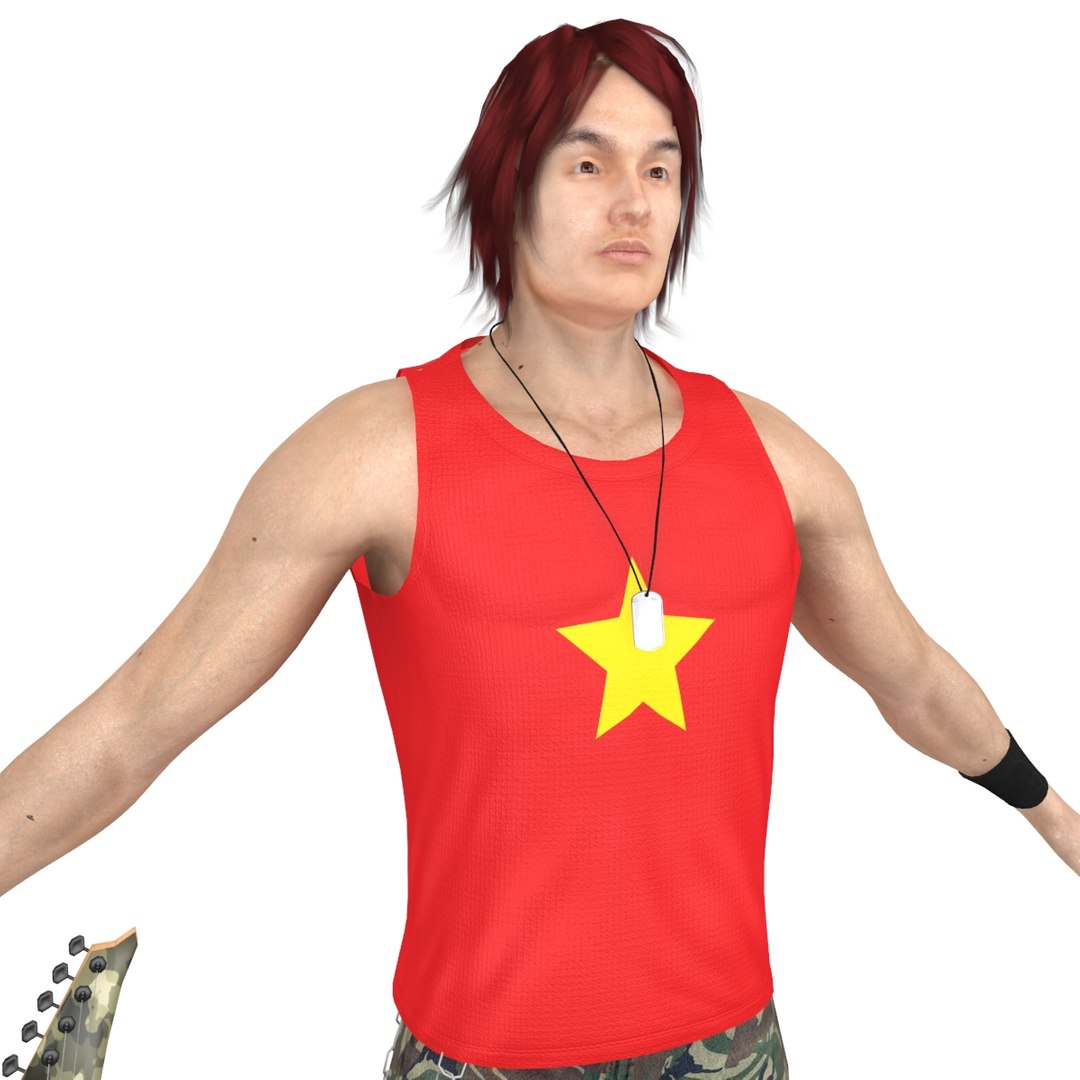 Rockstar Guitar Microphone 3D Model - TurboSquid 1326743