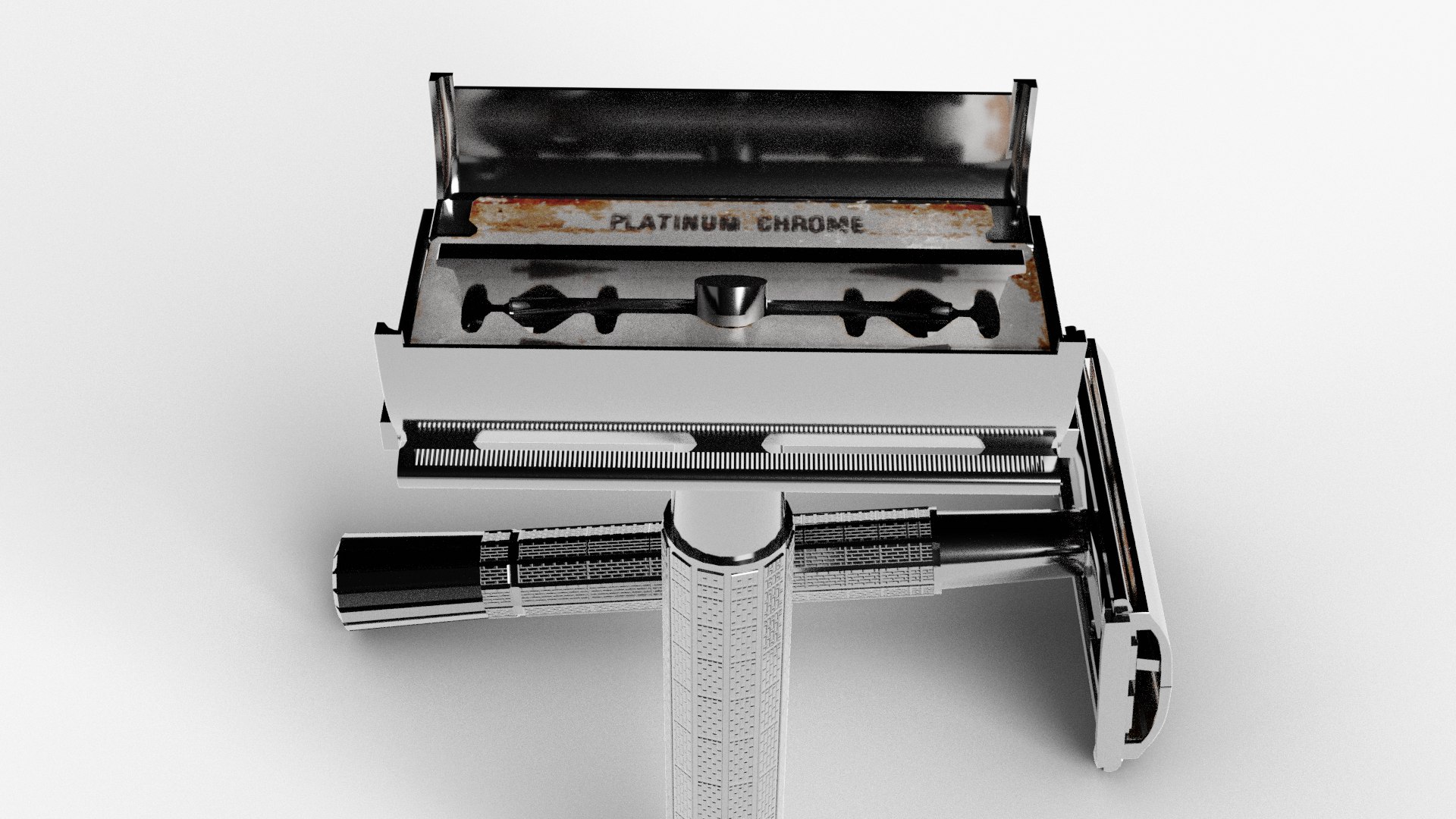Safety Razor Blade Model - TurboSquid 1499073