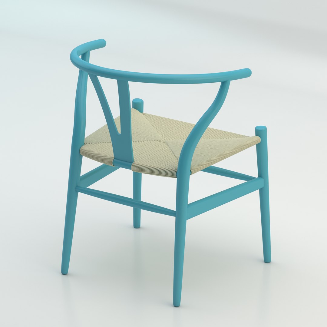 Hans Wegner Ch24 Blue Obj