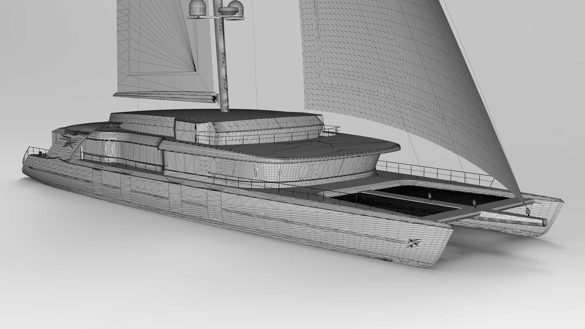 Explorer Catamaran 3D Model - TurboSquid 1915454