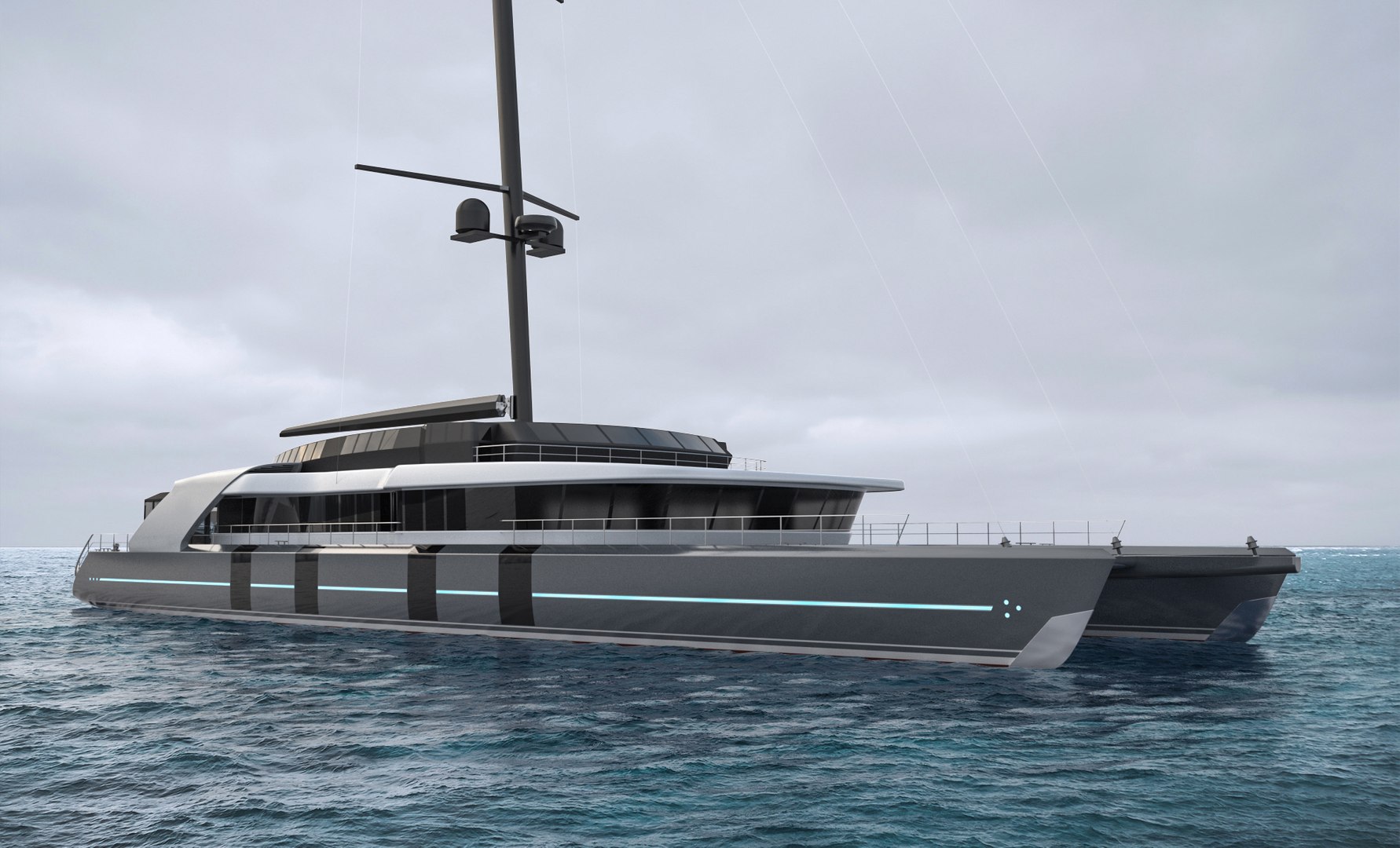 Explorer Catamaran 3D Model - TurboSquid 1915454