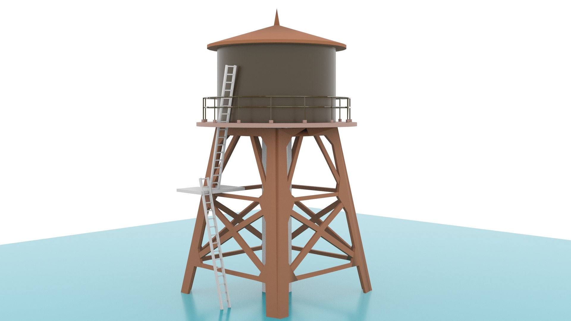 3D Water Tank - TurboSquid 2178296