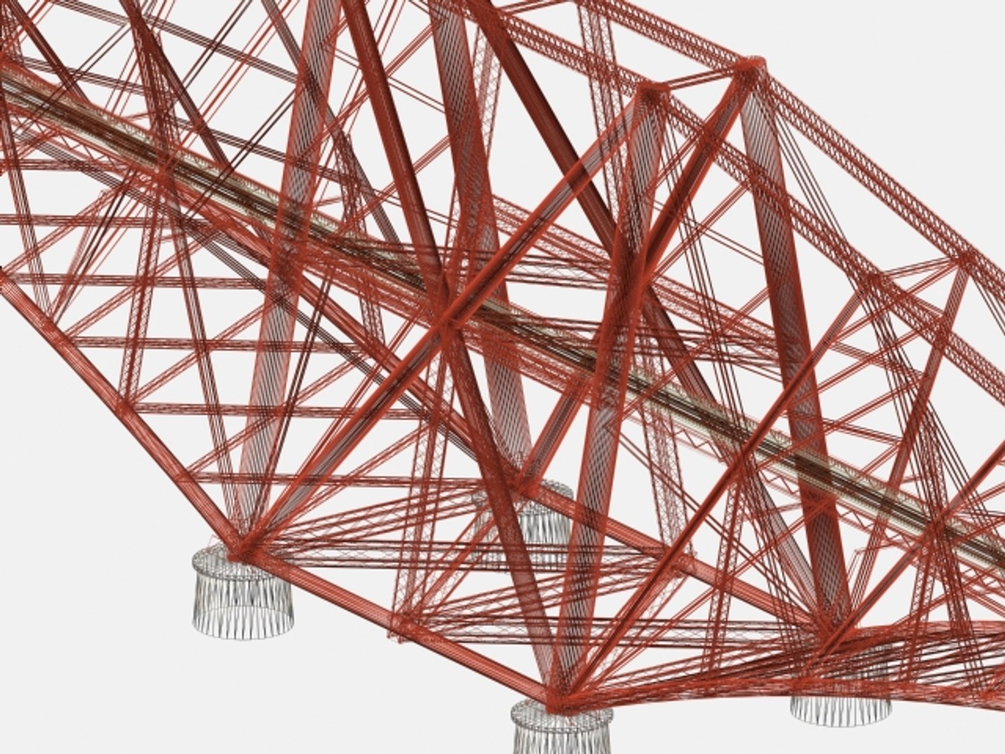 3ds Firth Forth Railway Bridge