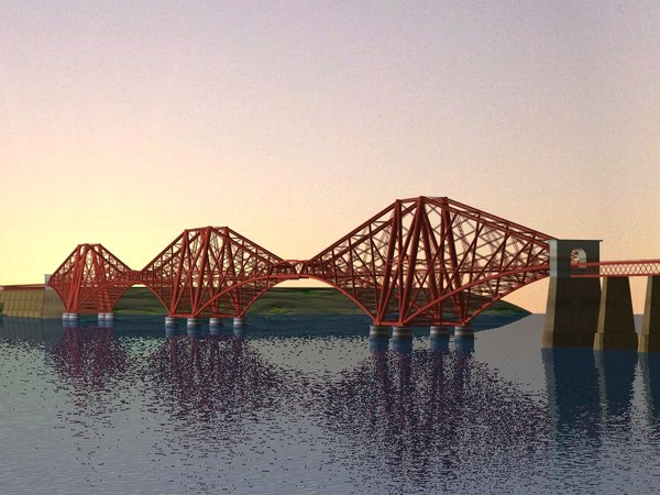 3ds firth forth railway bridge