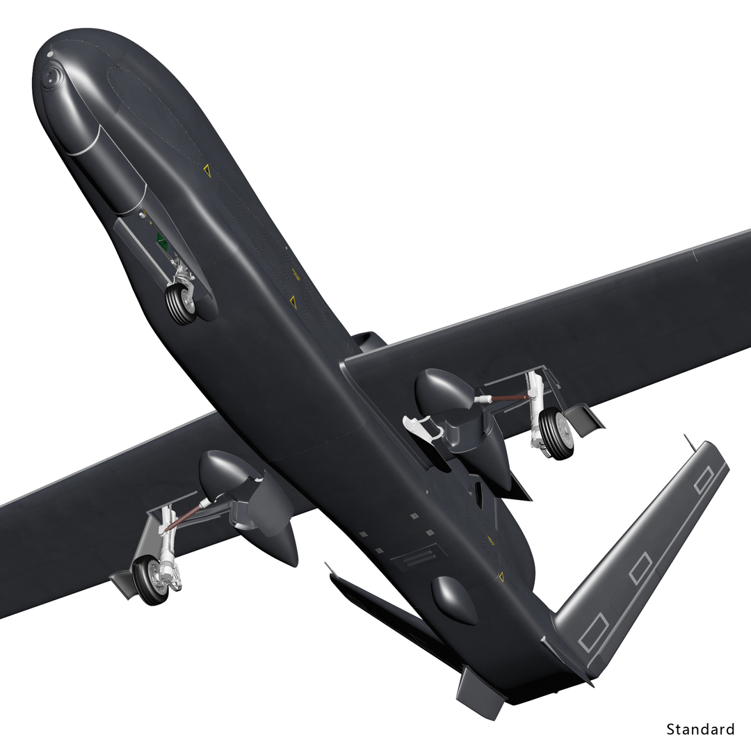 3d model northrop grumman rq-4 global hawk