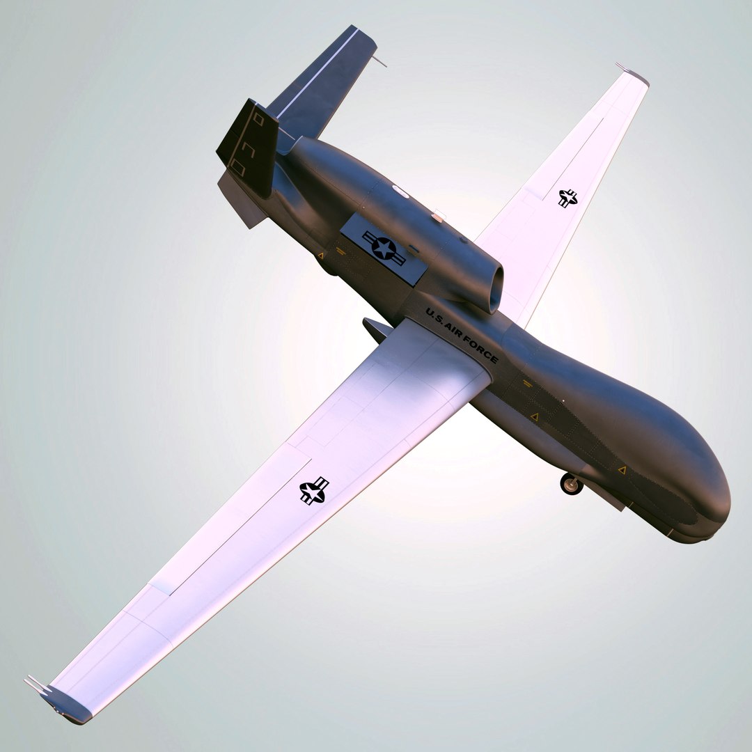 3d Model Northrop Grumman Rq-4 Global Hawk