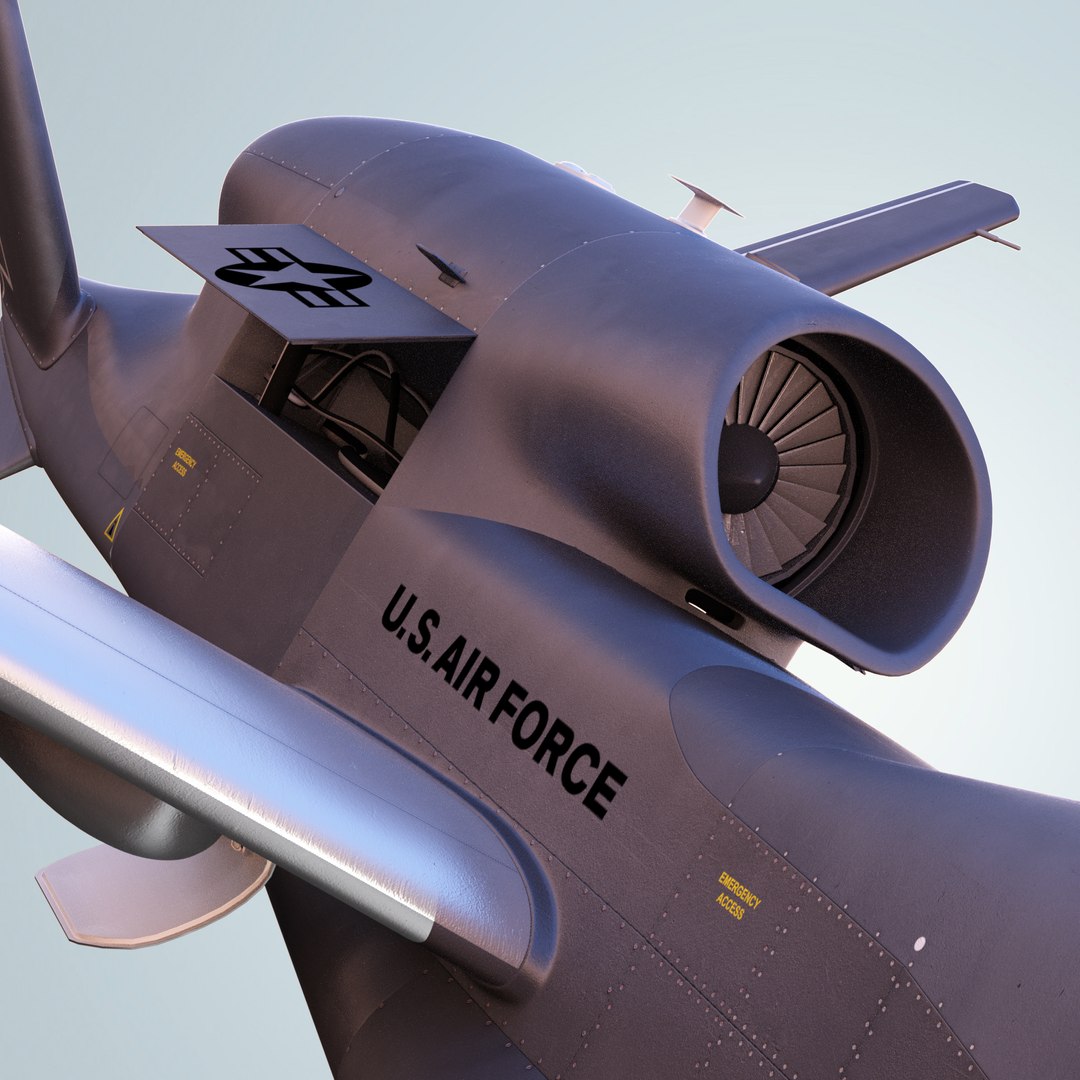 3d model northrop grumman rq-4 global hawk