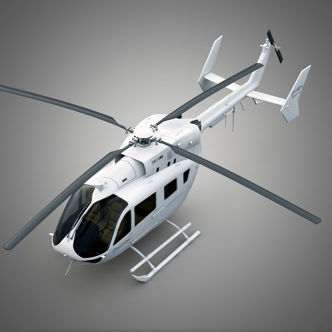 eurocopter ec 145 3d max