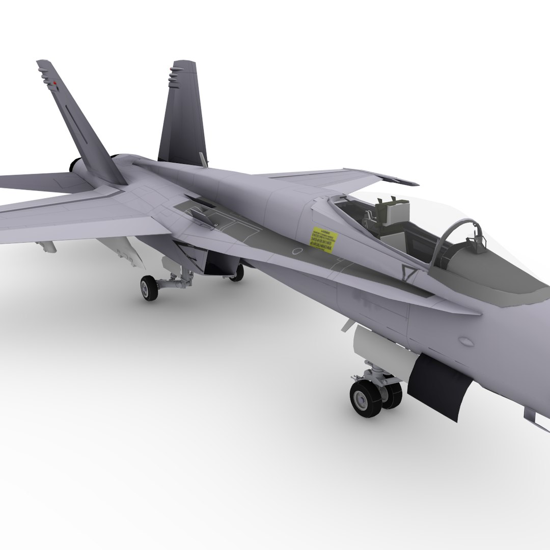3d model f 18 a-18