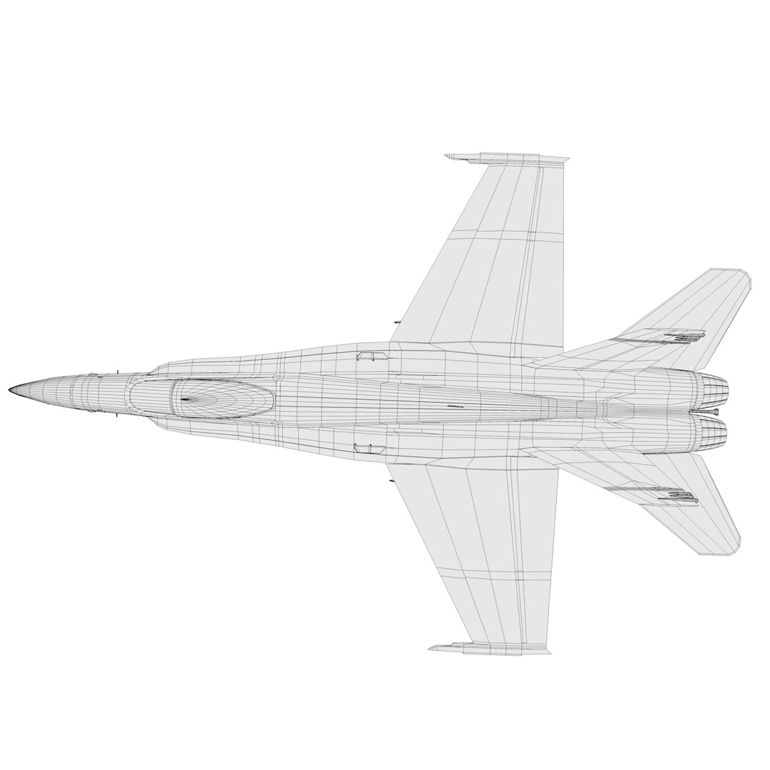 3d model f 18 a-18