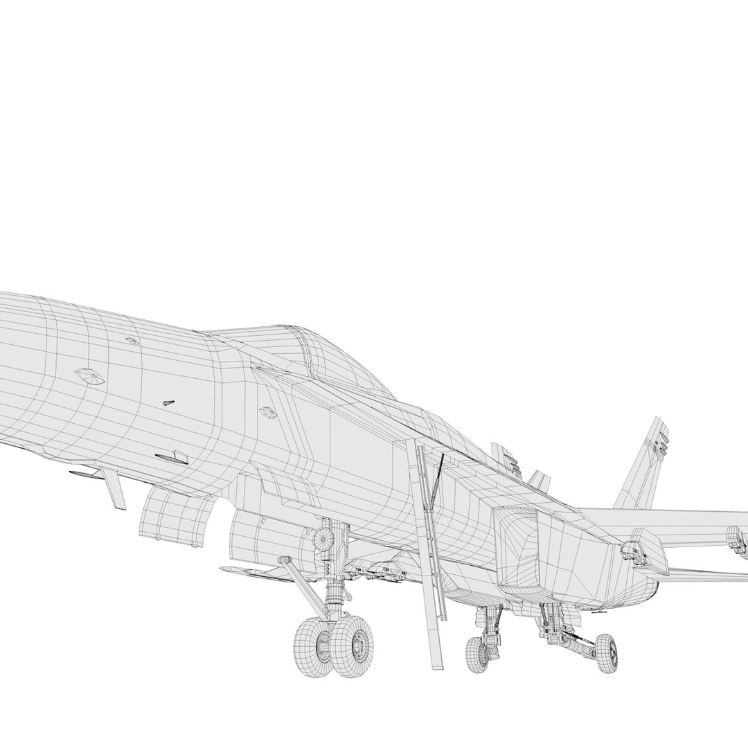 3d model f 18 a-18
