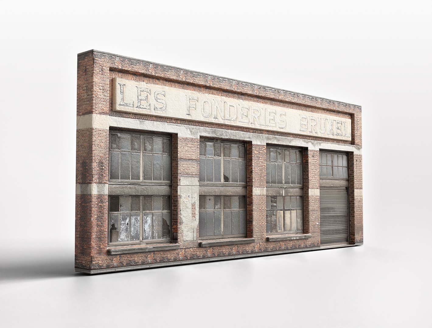 3D Old Abandoned Factory Realistic Asset Low-poly - TurboSquid 2080301