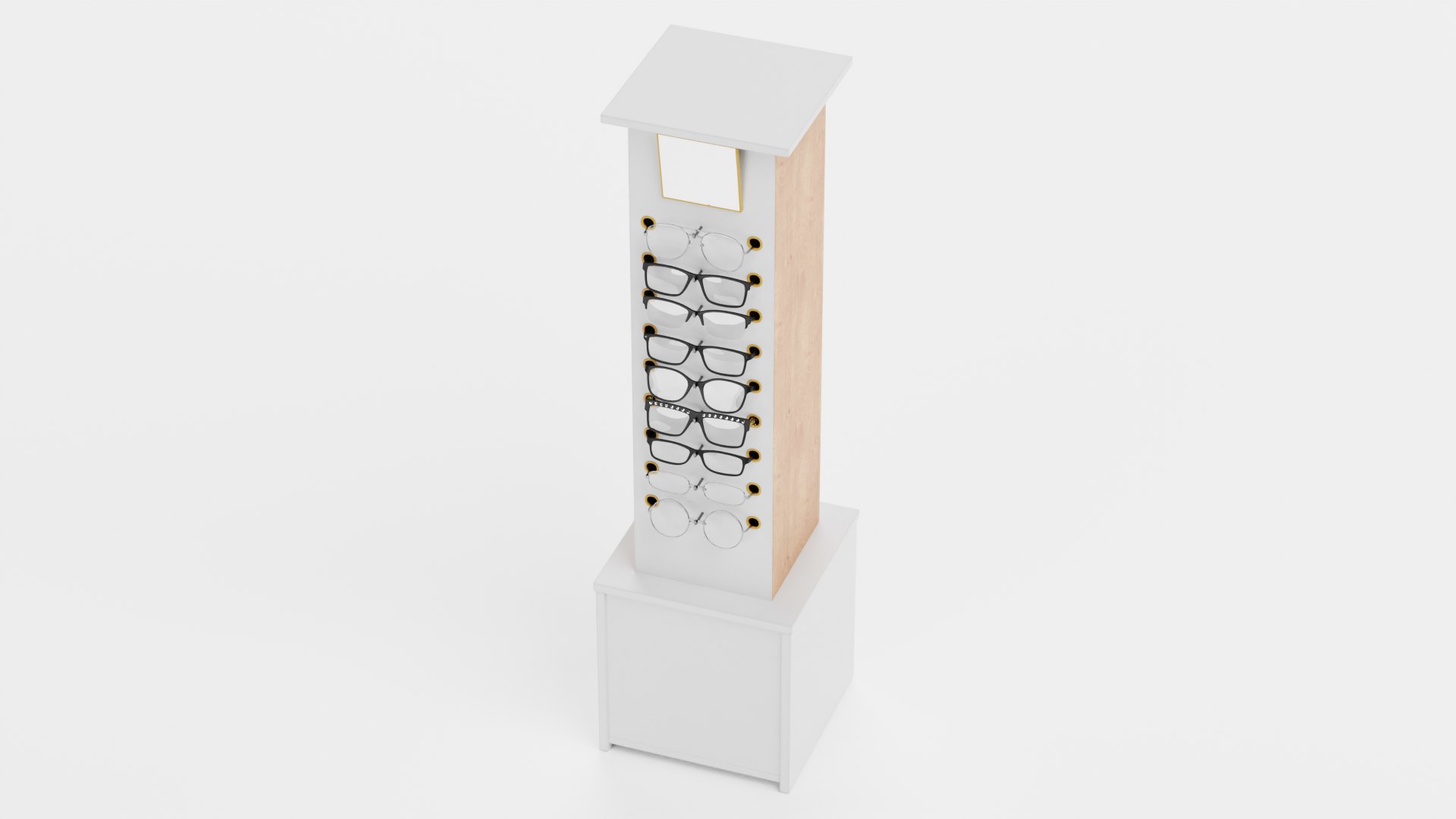 3D Glasses On Stand 04 - TurboSquid 2041593