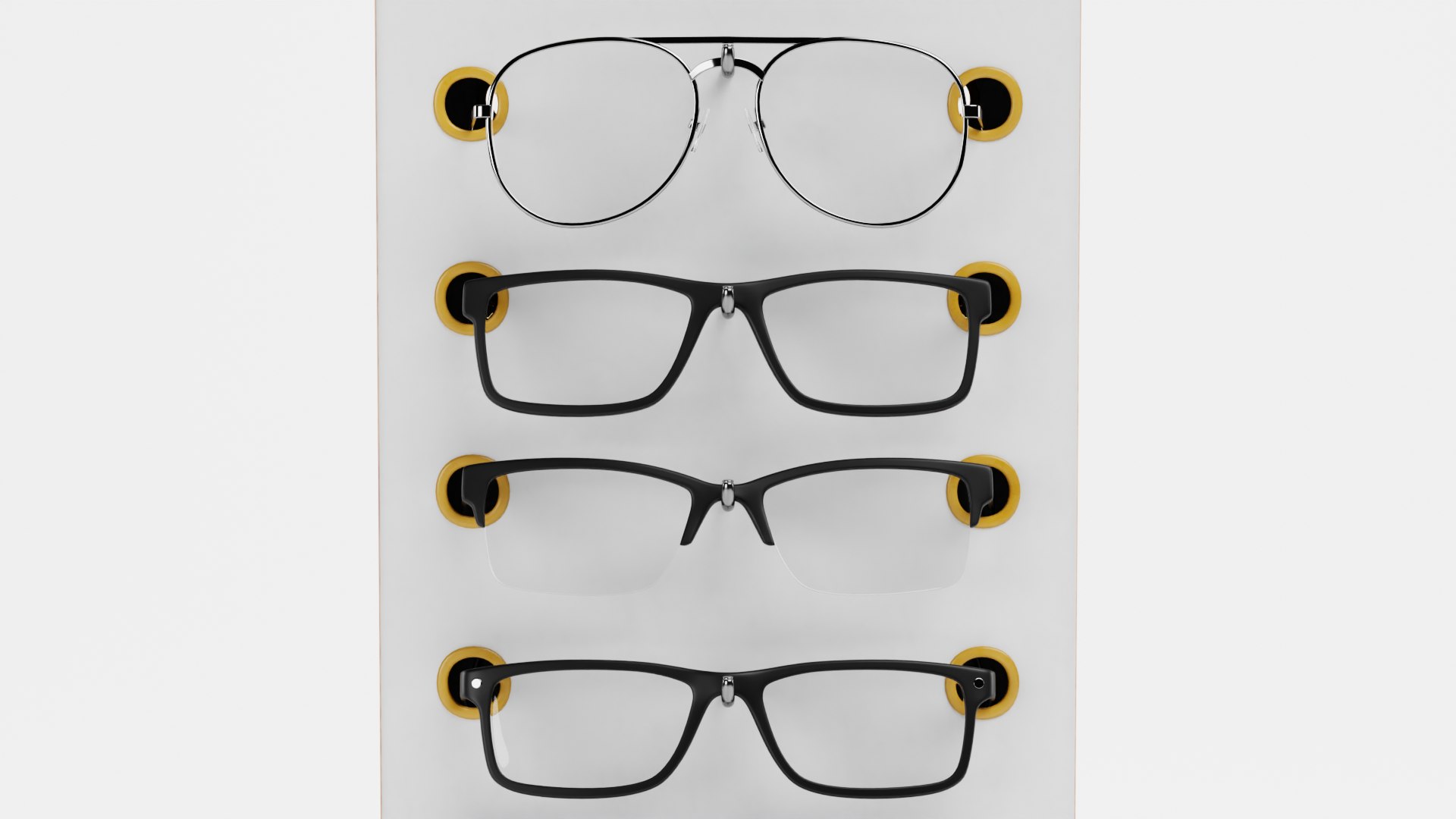 3D Glasses On Stand 04 - TurboSquid 2041593