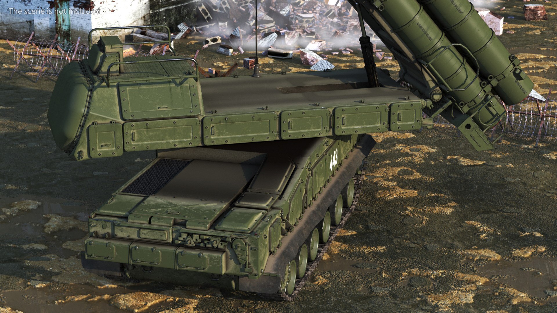 3D Model Buk M3 Russian Medium Range Air Defense Missile System ...