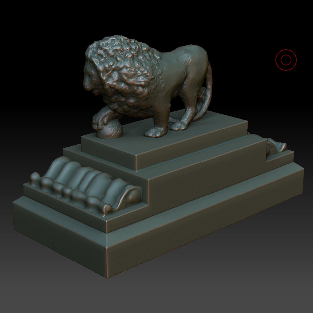 sculpture lion max