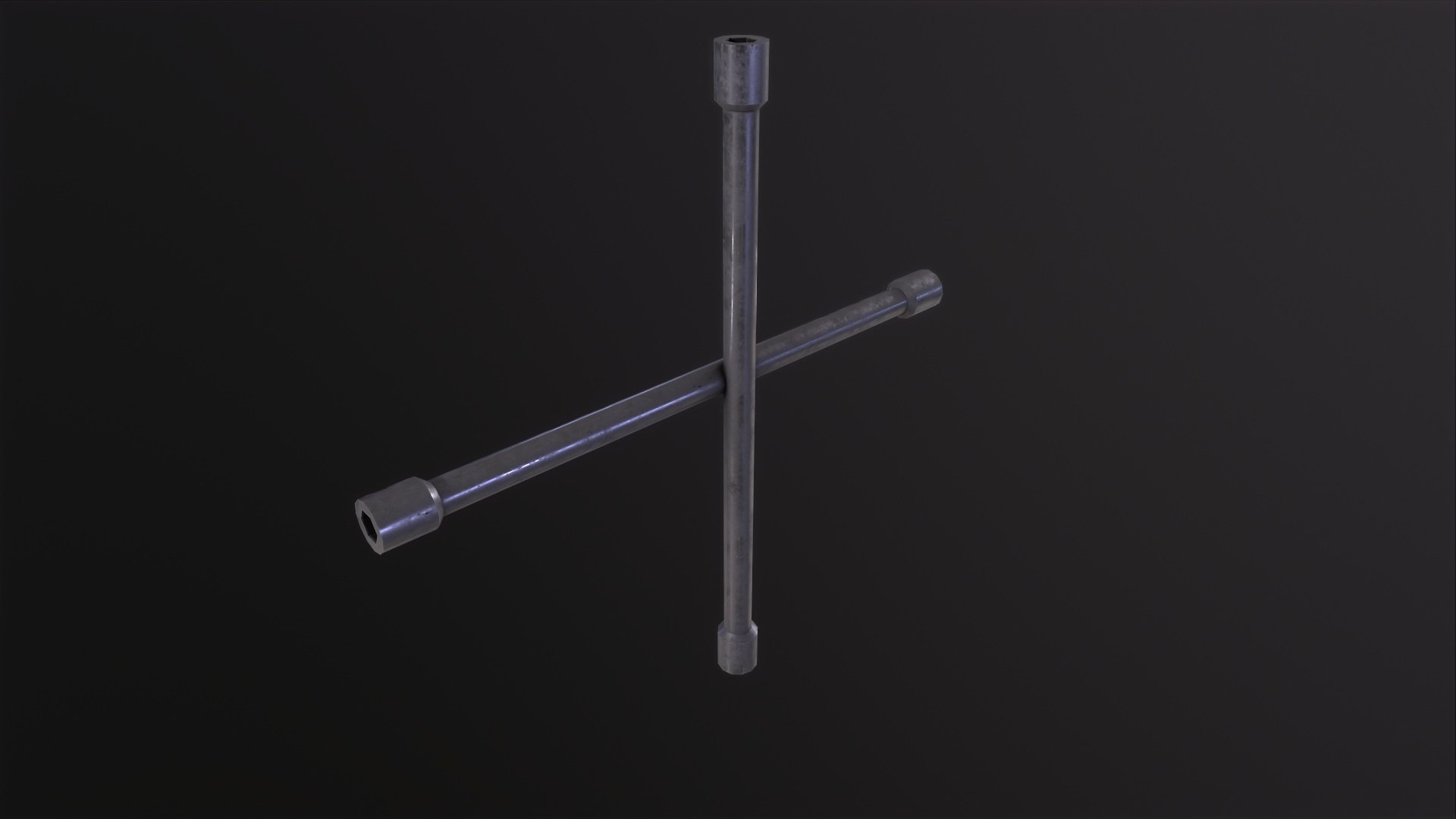 3D Model Lug Wrench - TurboSquid 2136804