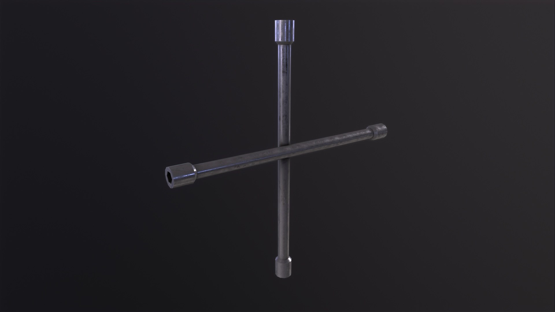 3D Model Lug Wrench - TurboSquid 2136804