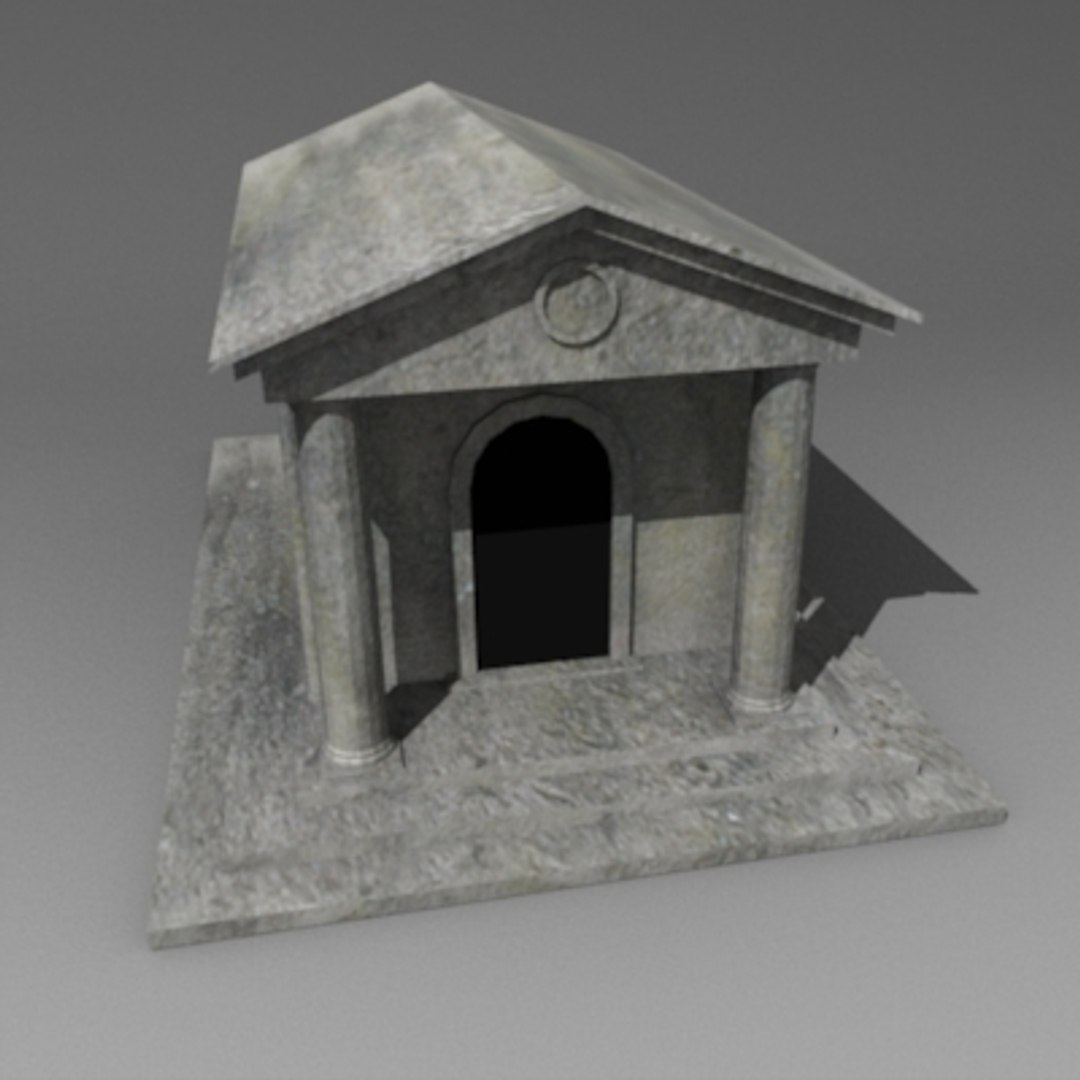 Grave Crypt 3d Model