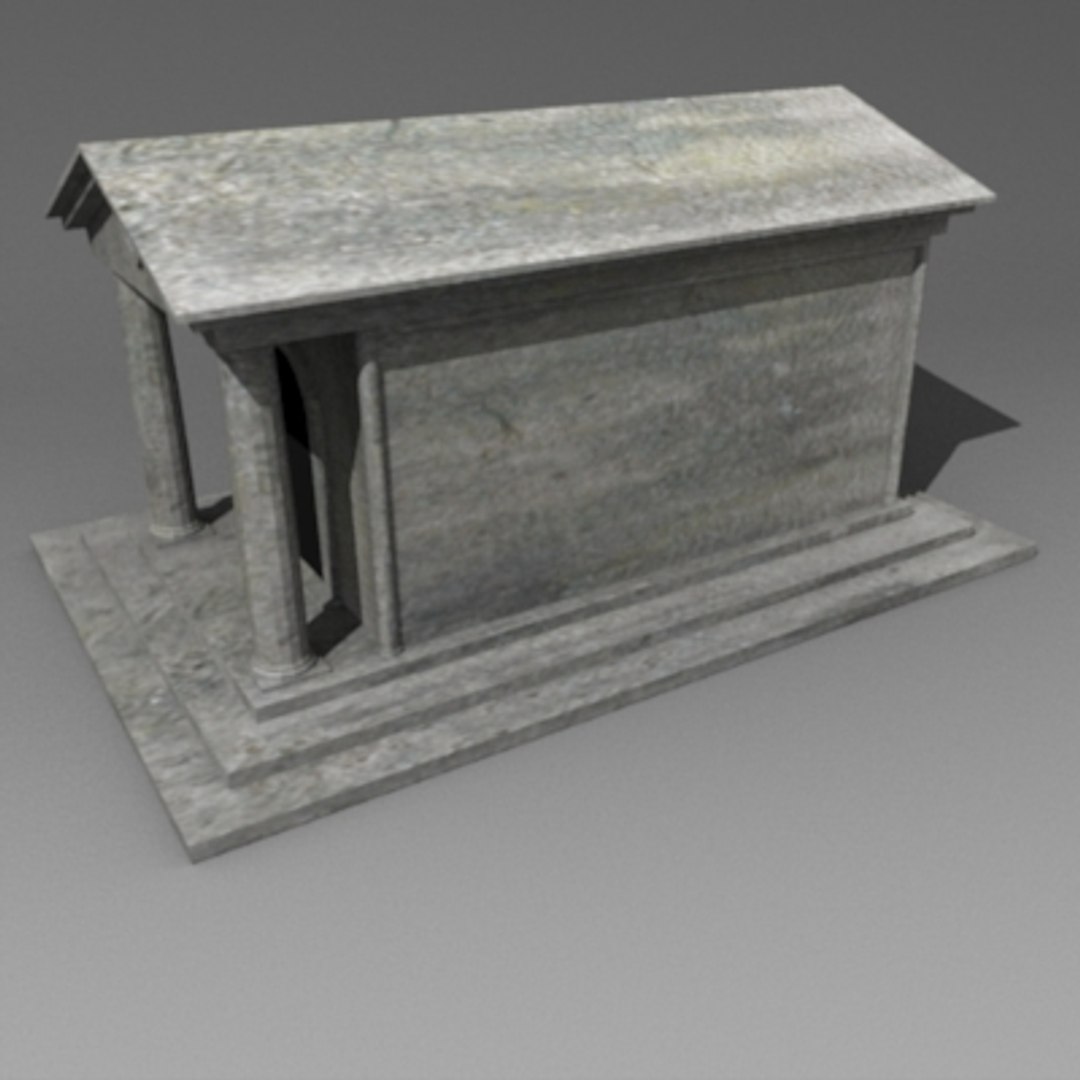 Grave Crypt 3d Model