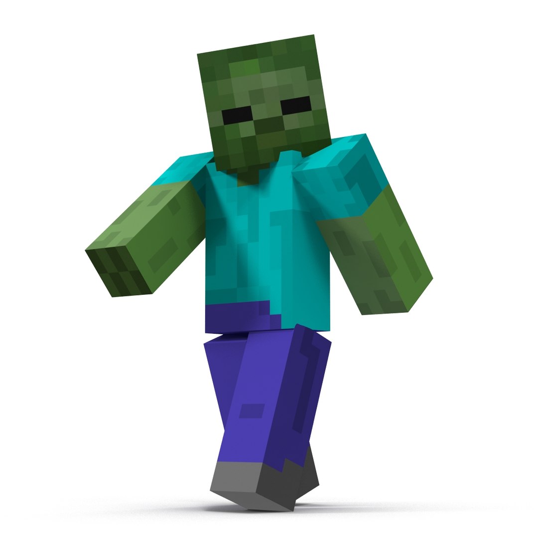 Minecraft Zombie C4d