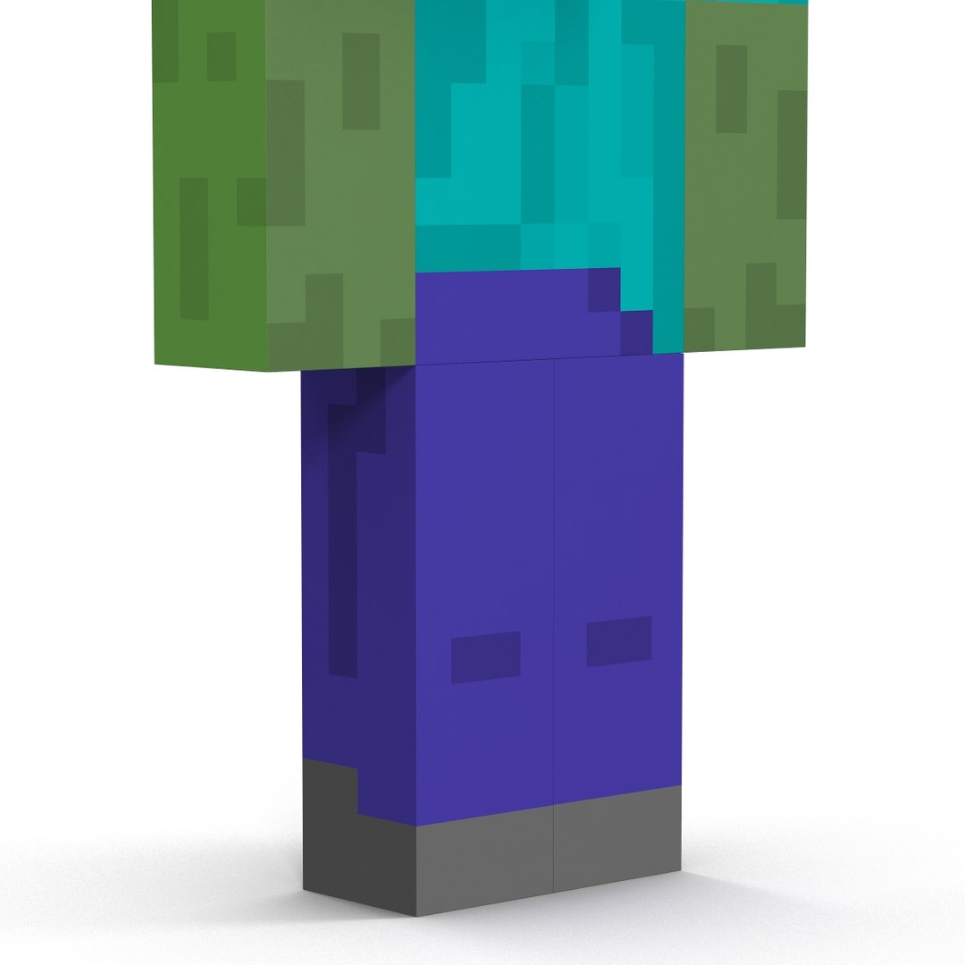 minecraft zombie c4d