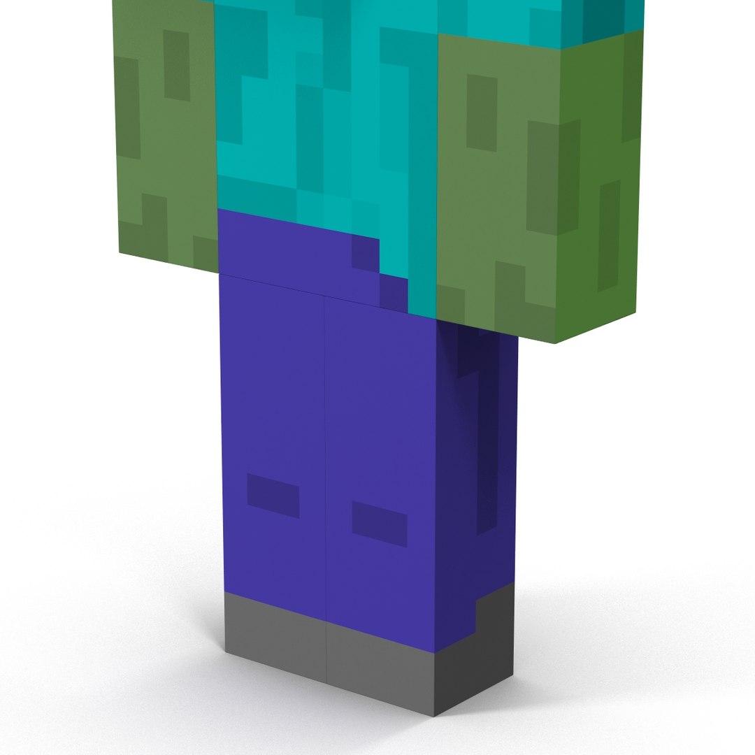 minecraft zombie c4d