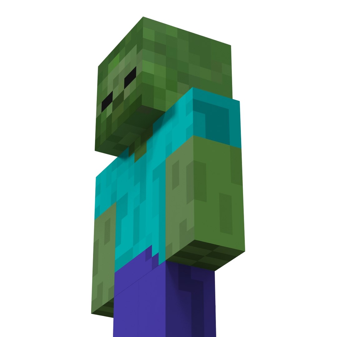 minecraft zombie c4d