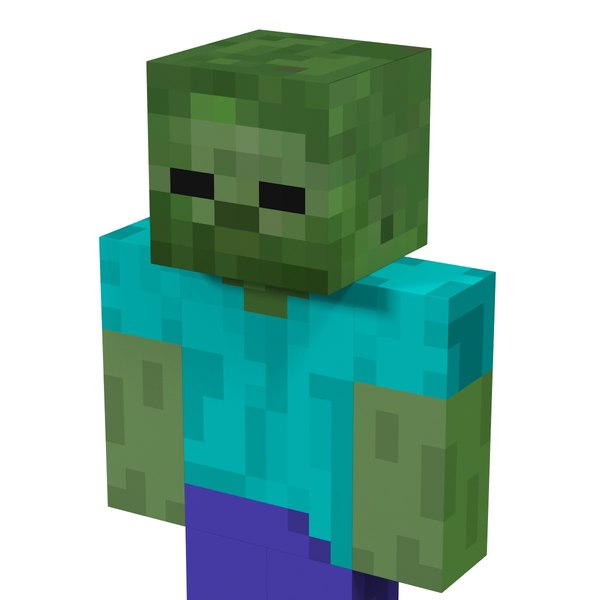 Minecraft Zombie 3D-Modell - TurboSquid 1021656