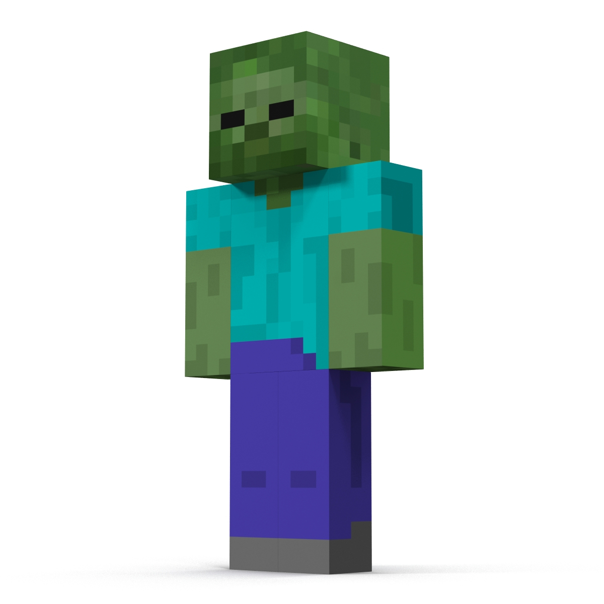 Minecraft Zombie 3D-Modell - TurboSquid 1021656