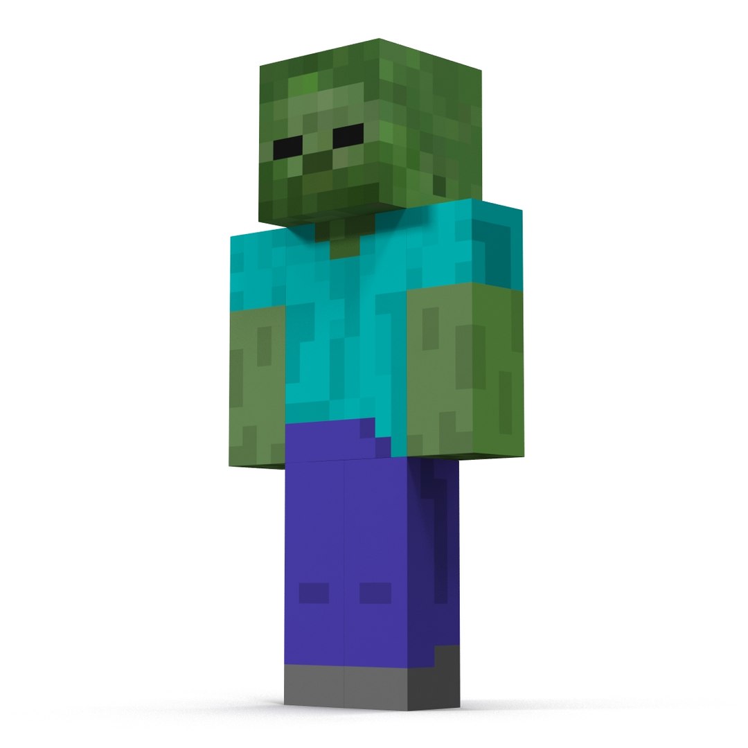 Minecraft Zombie C4d