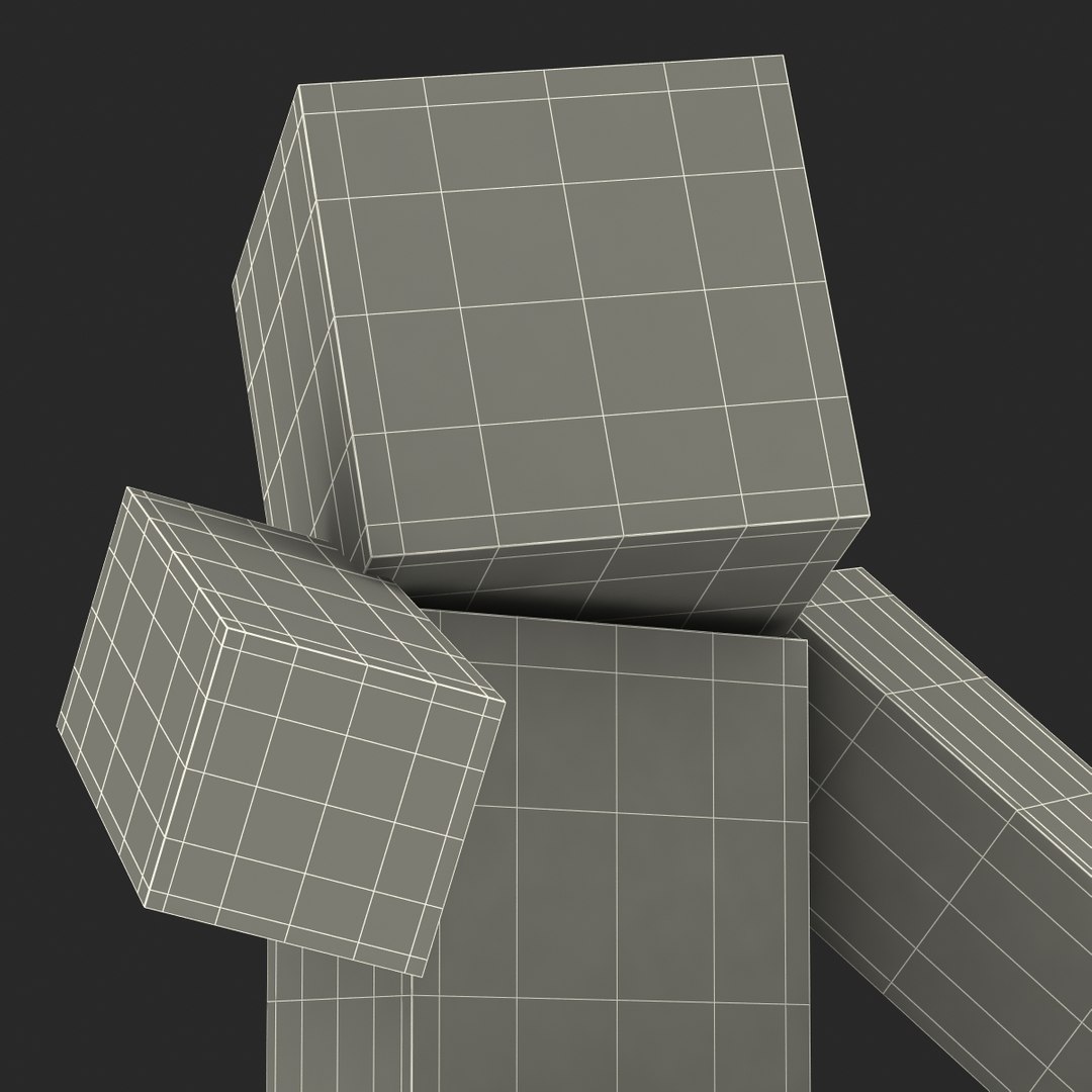 minecraft zombie c4d