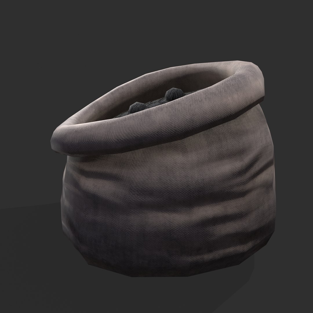 Sack Coal 3D - TurboSquid 1711314