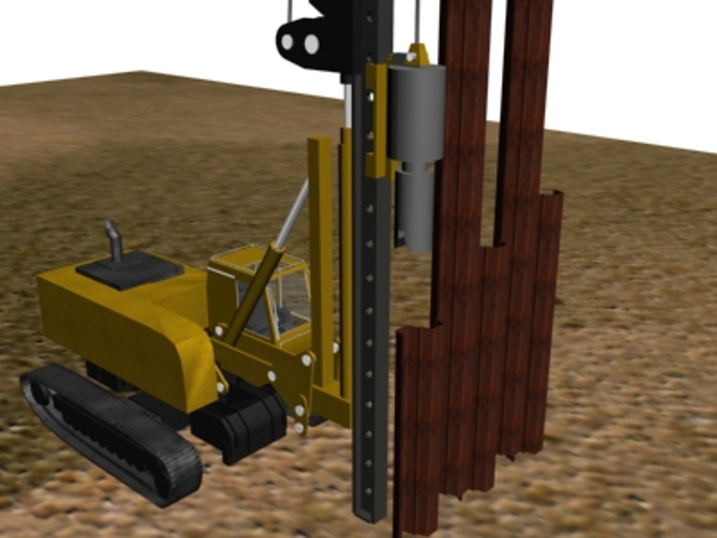 3d Model Piledriver Rig