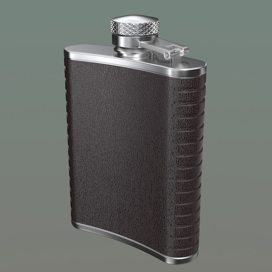 Flask Alcohol 3D Model | 1143707 | TurboSquid