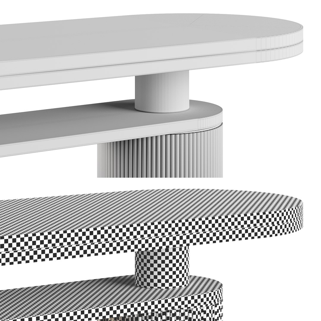 Frato OTSU Console Table 3D Model - TurboSquid 1983782