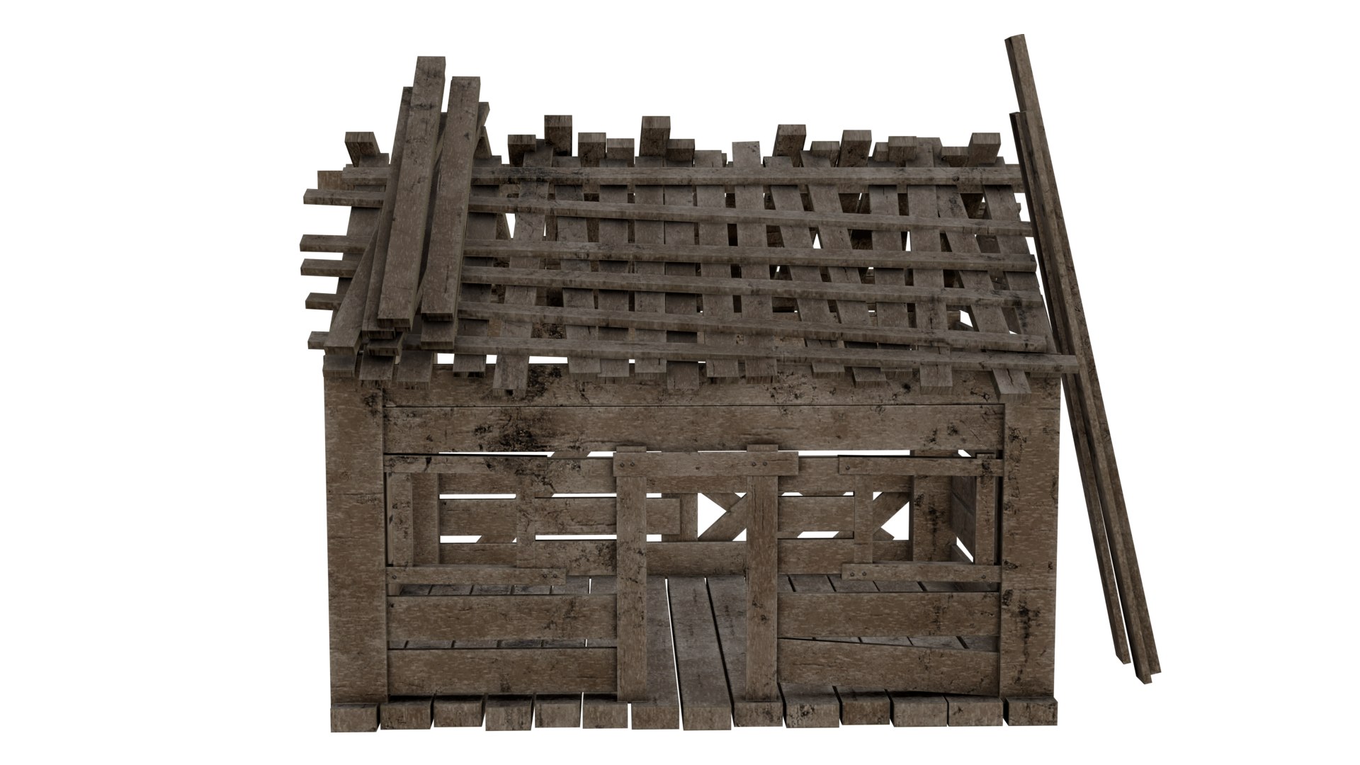 House Old 3D Model - TurboSquid 1703378