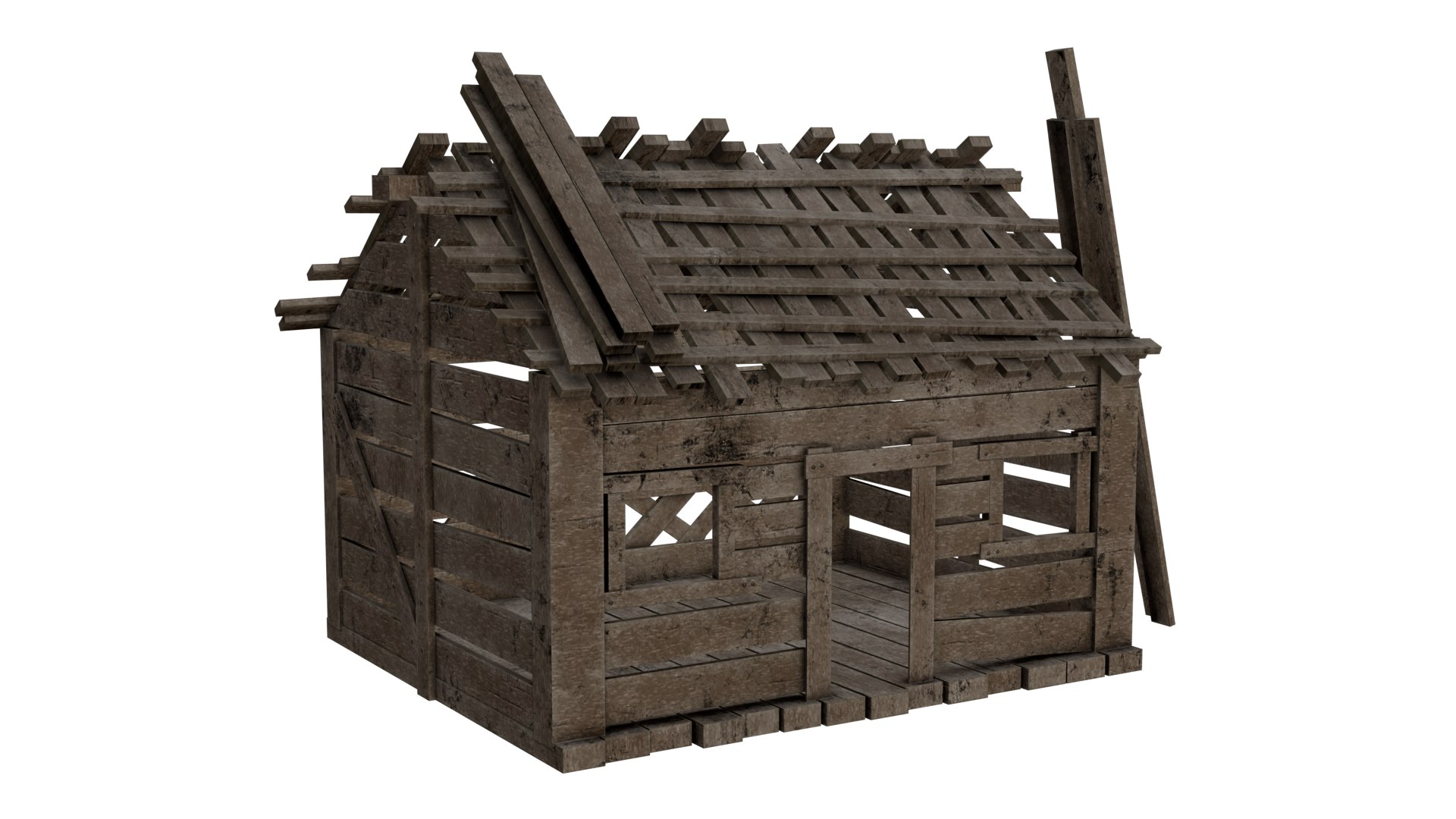 House Old 3D Model - TurboSquid 1703378