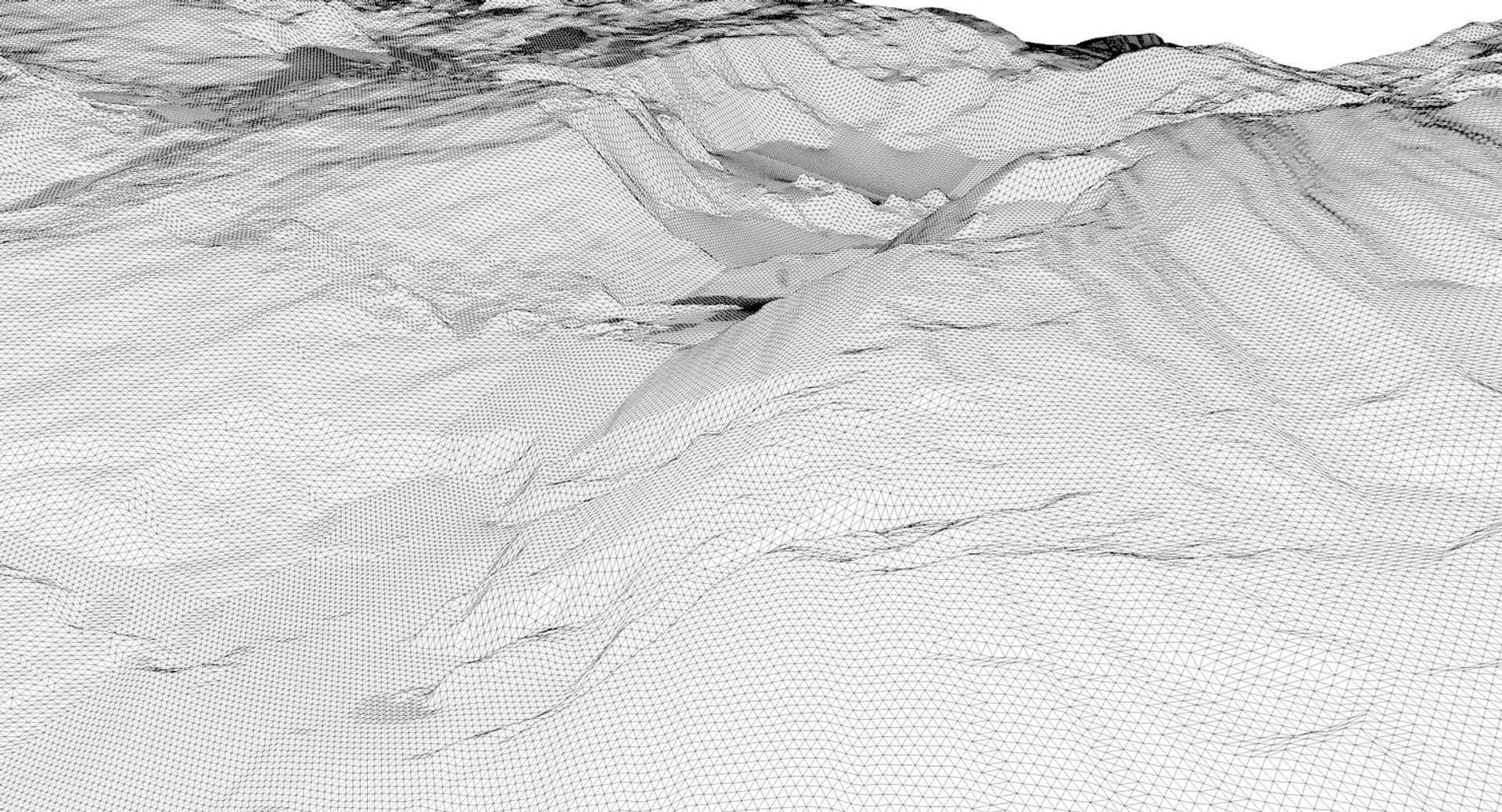 3d 3ds Desert Mountain