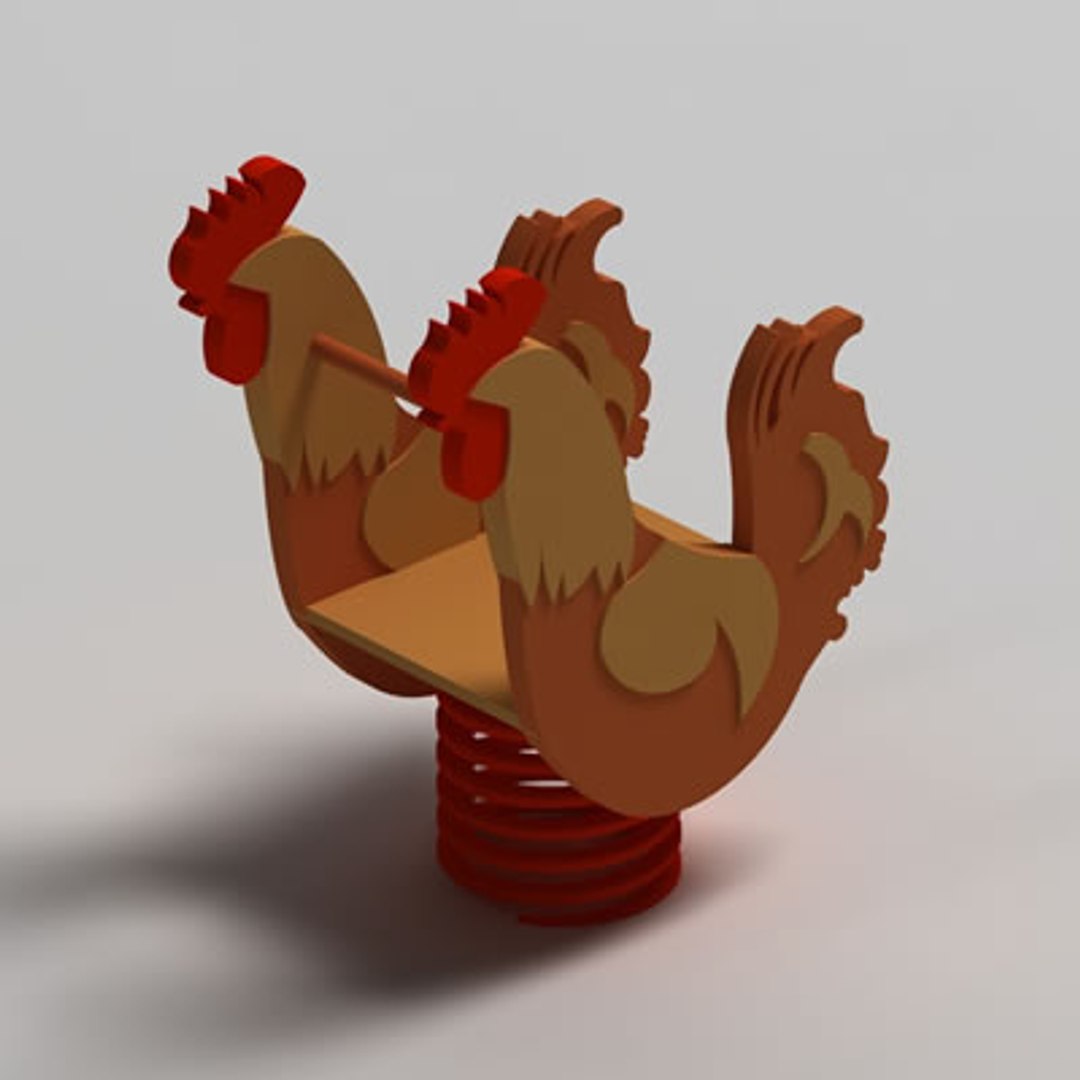 3d Max Rooster