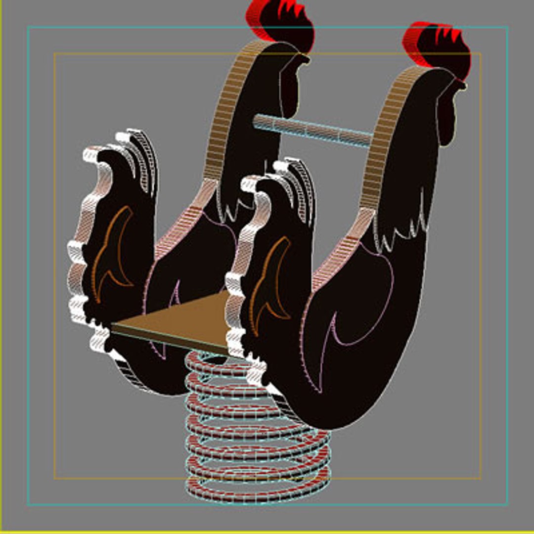 3d Max Rooster