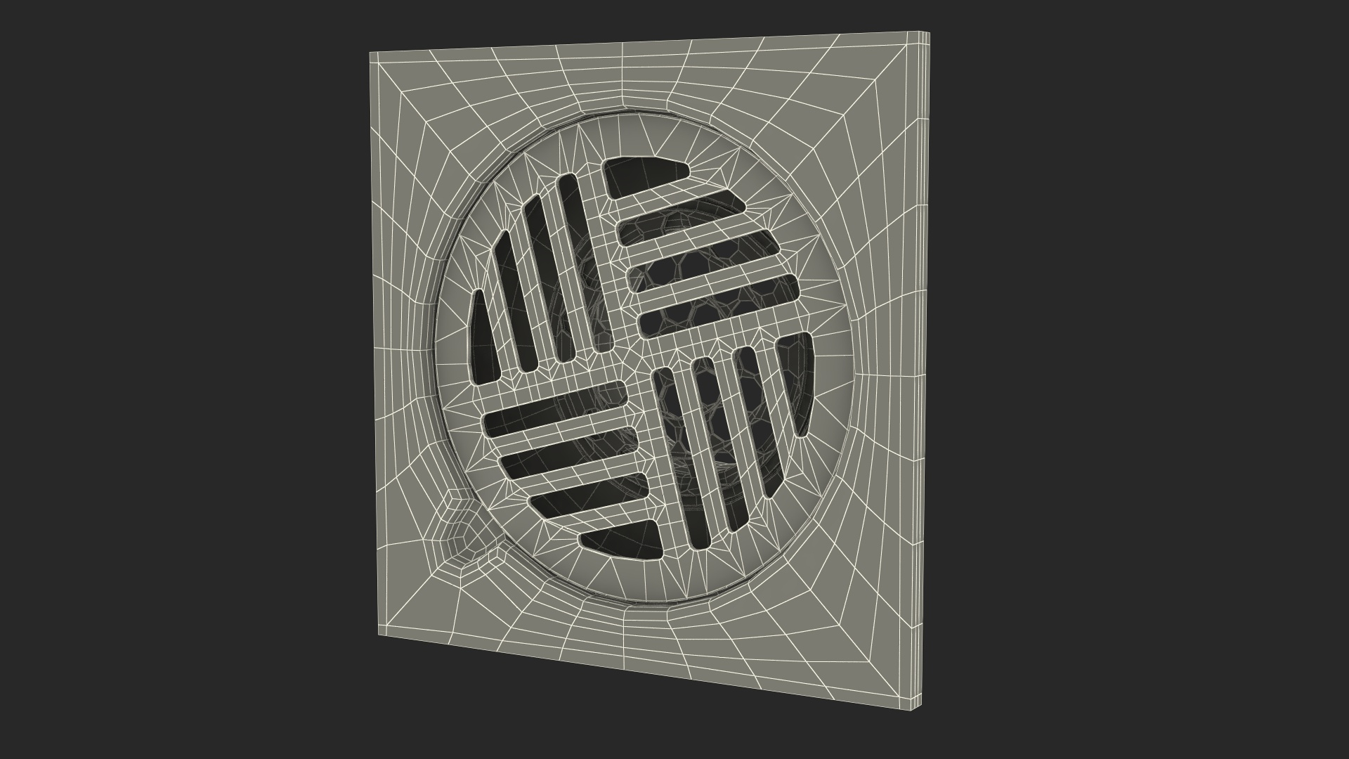 Stainless Shower Drain 3D model - TurboSquid 2037631