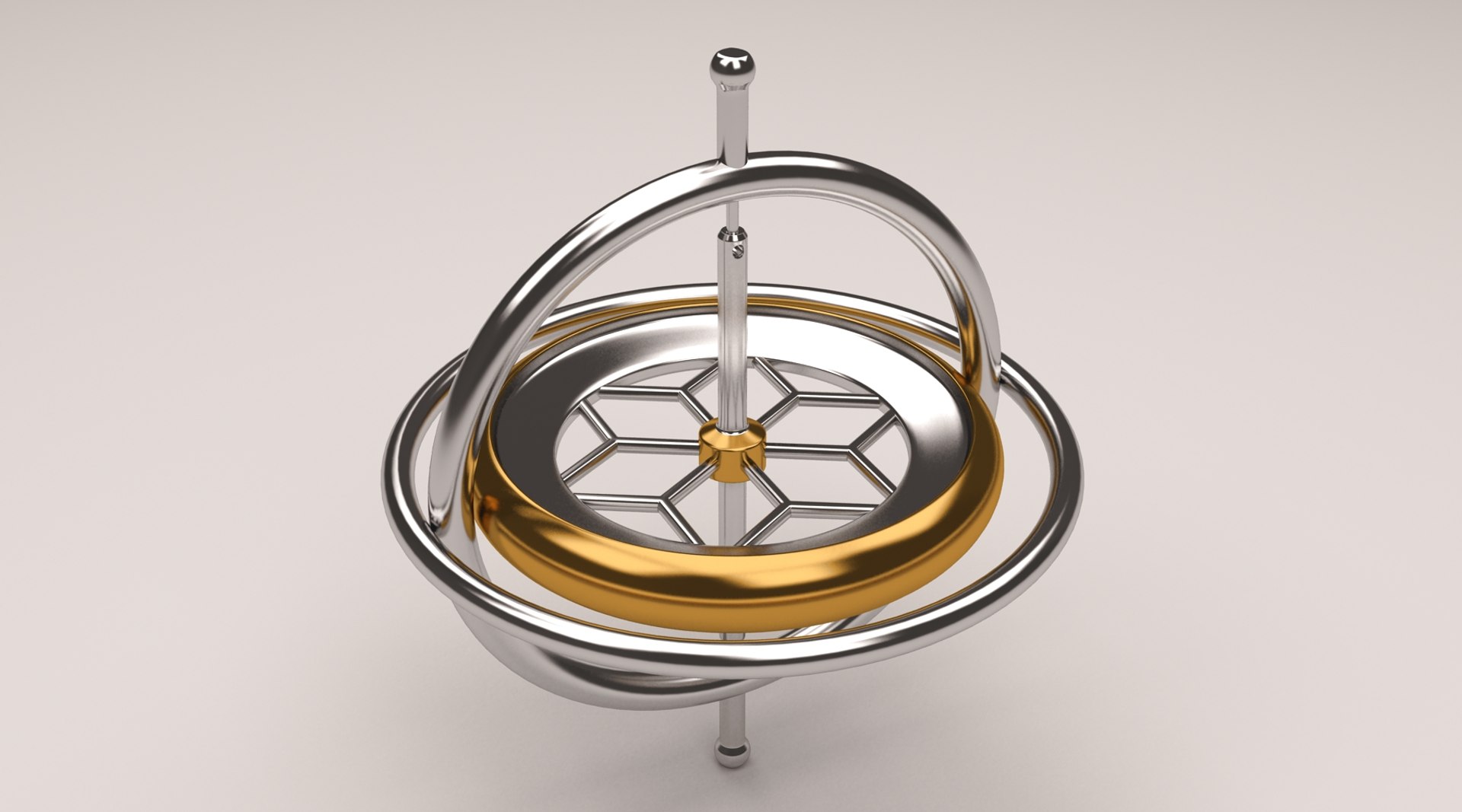 Toy Gyroscope 3D Model - TurboSquid 1345116