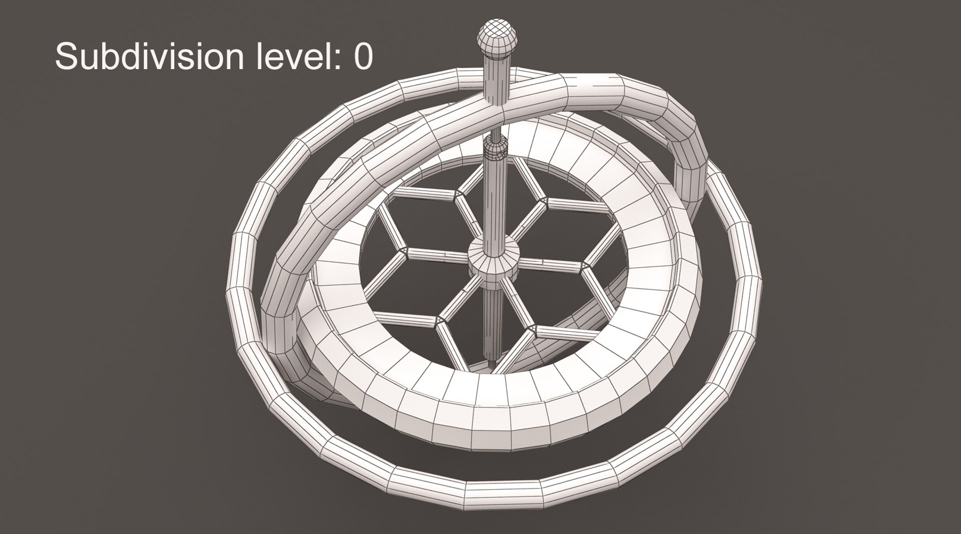 Toy Gyroscope 3D Model - TurboSquid 1345116