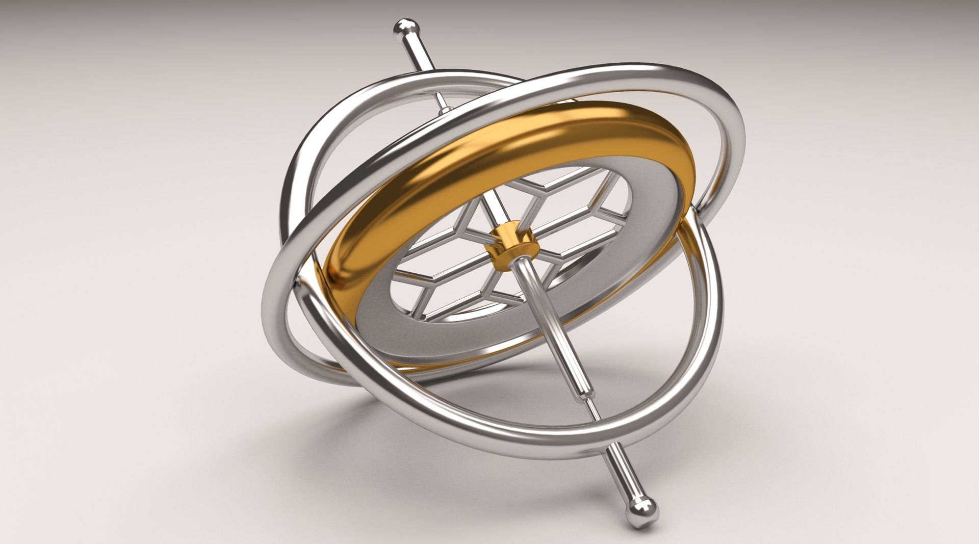 Toy Gyroscope 3D Model - TurboSquid 1345116