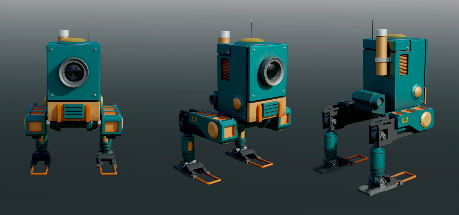 Free Robot Android Character 3D Model - TurboSquid 1572707