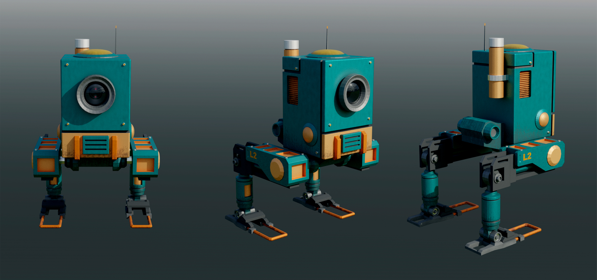 Free robot android character 3D model - TurboSquid 1572707