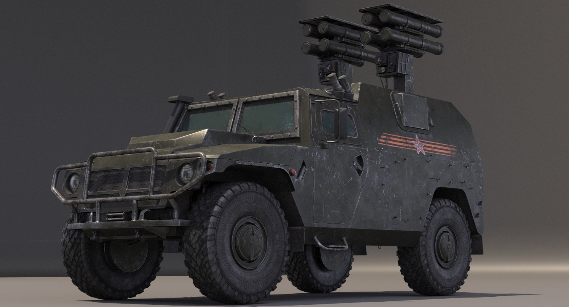 atgm kornet d-1 armata 3d max