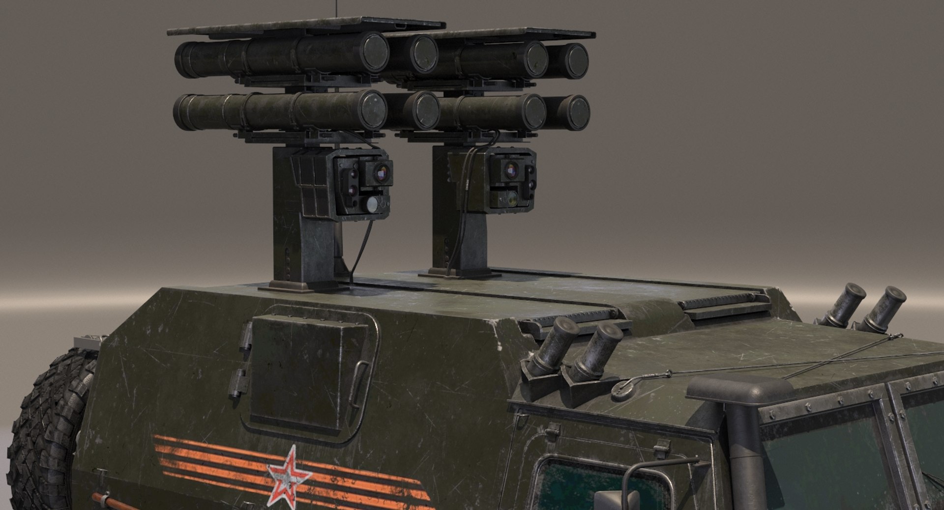 Atgm Kornet D-1 Armata 3d Max