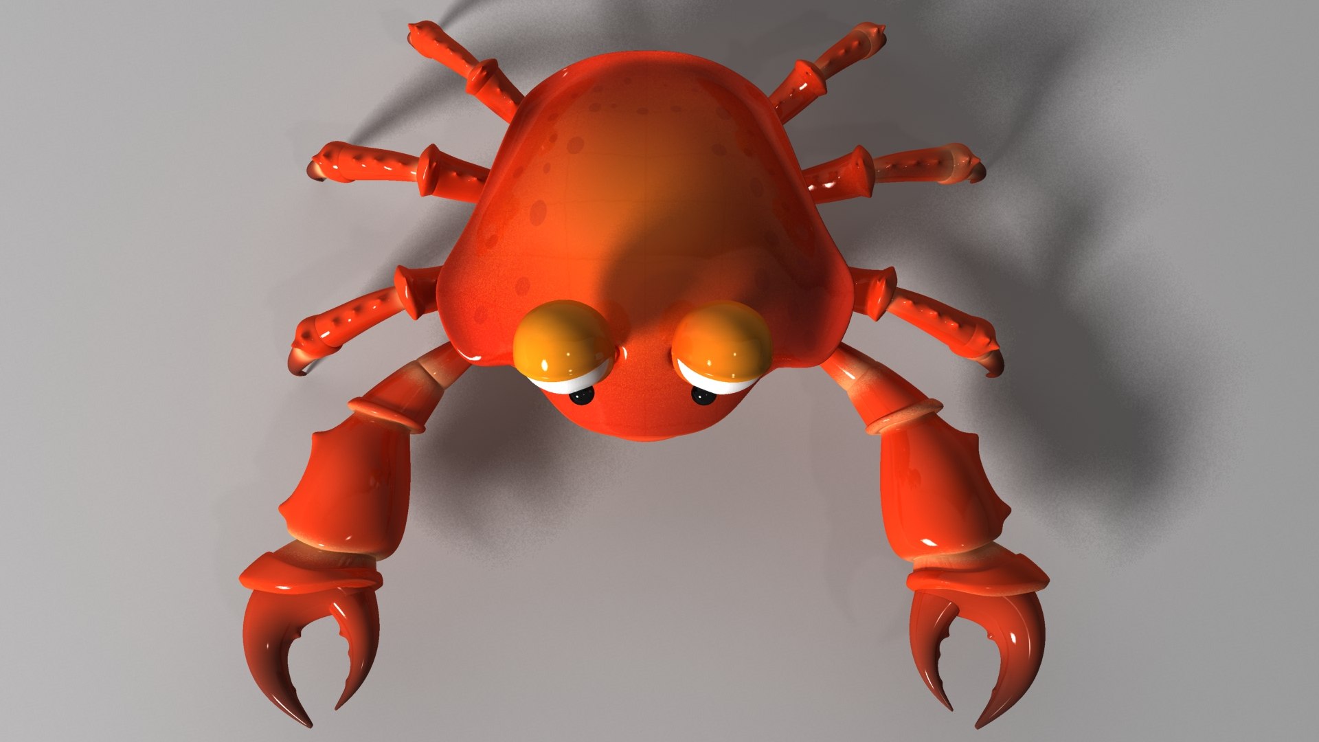 Cartoon Crab RIGGED And ANIMATED 3D Model - TurboSquid 1735093